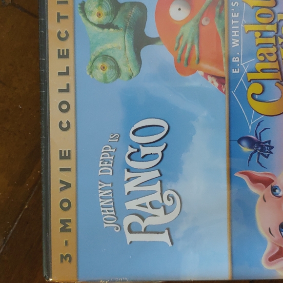 Paramont | Media | Dvd 3 Movies Rango Charlottes Web Barnyard New ...